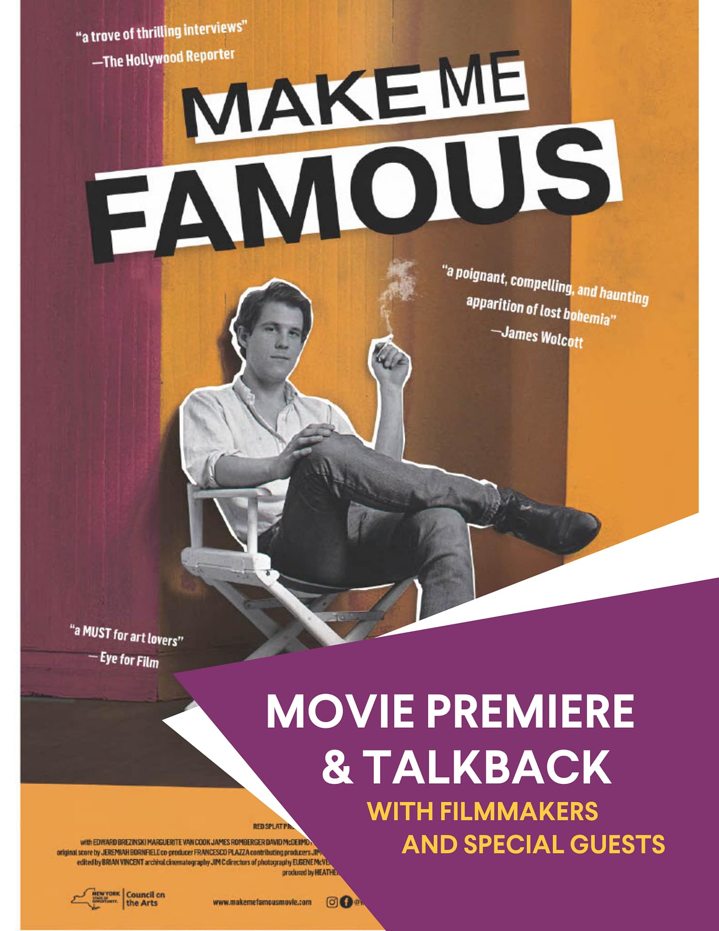MAKE ME FAMOUS - Film Premiere & Discussion - GoggleWorks