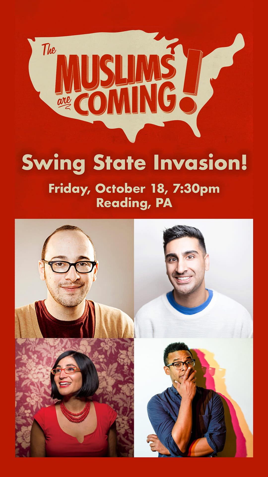 Free Standup Comedy Show: The Muslims are Coming! - GoggleWorks