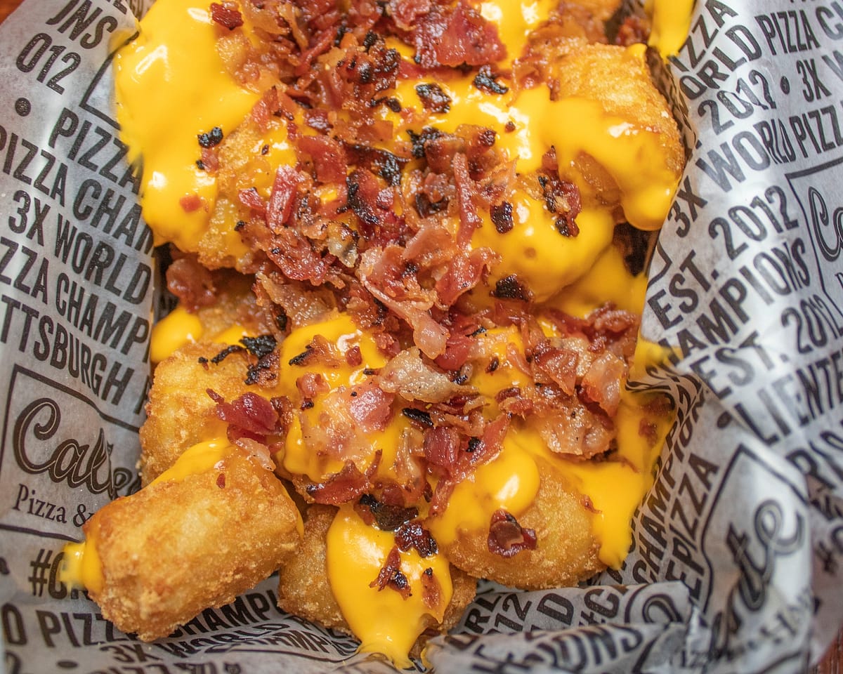 Loaded Tater Tots - Caliente Pizza & Draft House